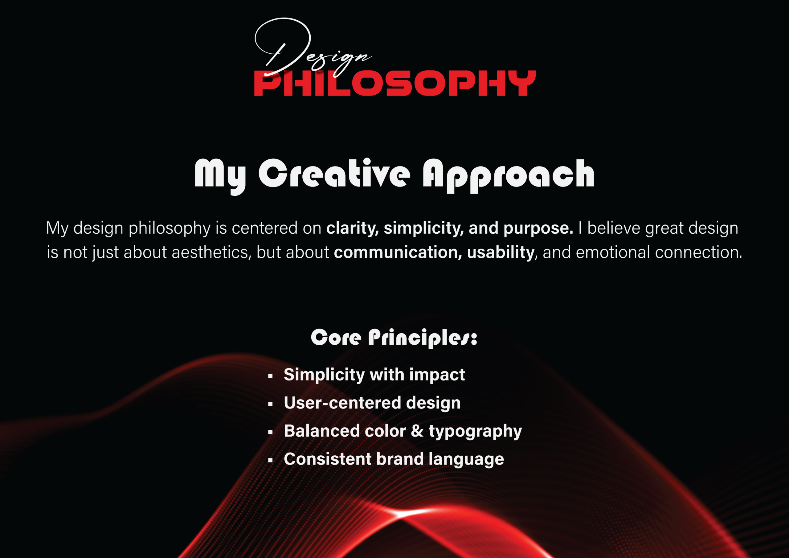 Professional Portfolio Design